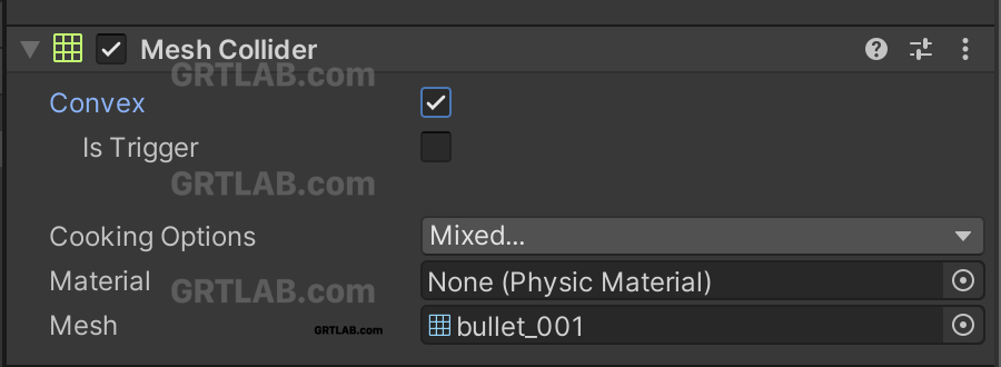 Unity : Non-convex MeshCollider のエラー | GRTLAB.com