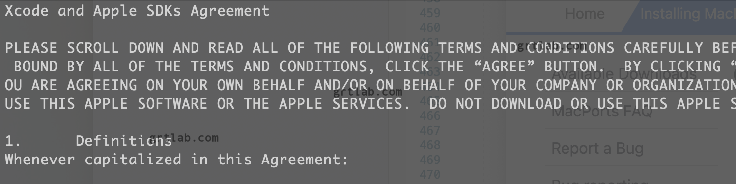 Install Macports | macOS Monterey | GRTLAB.com