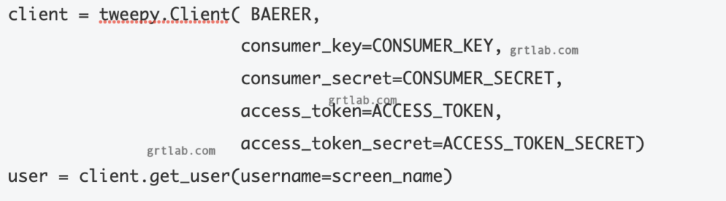 tweepy.Client Pythonでtwitter API v2 を利用する | GRTLAB.com