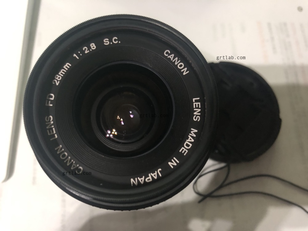 Canon FD 28mm F2.8 S.C. – 作例！分解清掃！ | GRTLAB.com