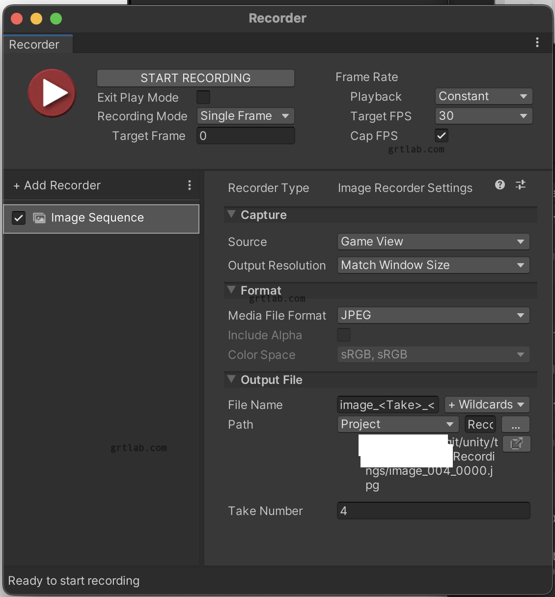 Unity : Recorder で開発中Editor上スクリーンショット！appプレビュー！サンプルムービー録画！ | GRTLAB.com