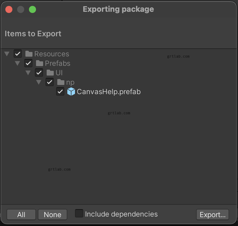 Unity : prefabをpackageして他のプロジェクトで利用してみる | GRTLAB.com