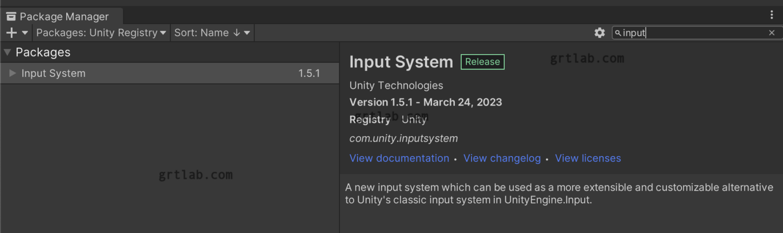 Unity : UnityEngin.InputSystemで入力してみる！keydown / swipe ジェスチャーをチェック！ | GRTLAB.com
