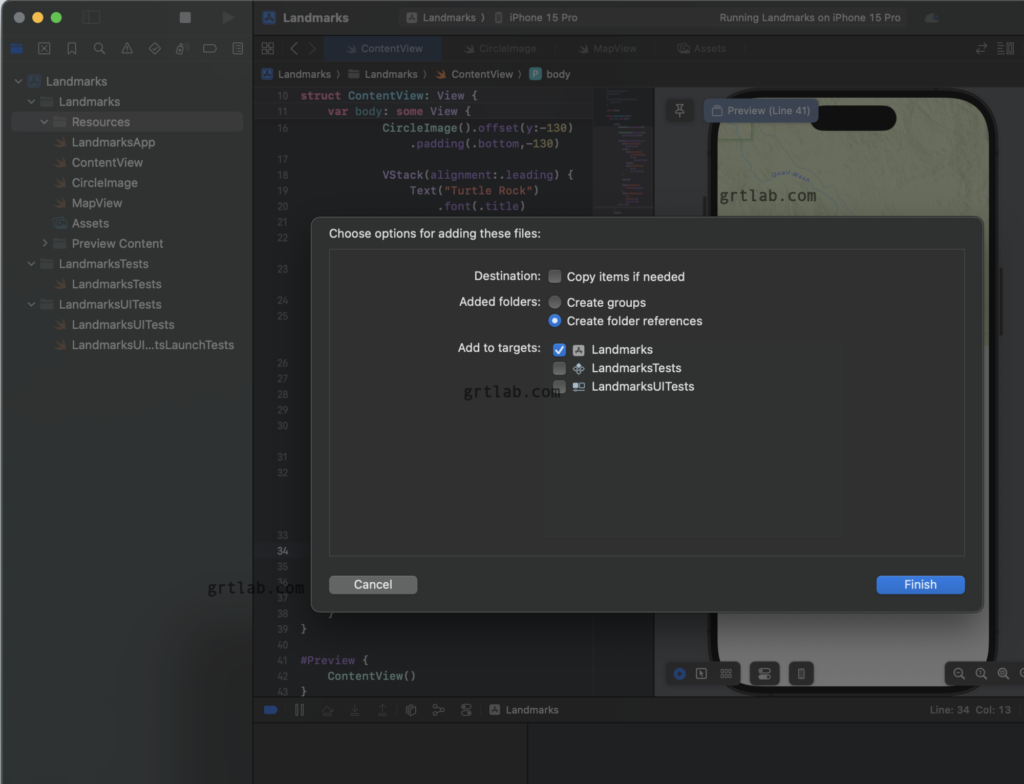 SwiftUI 入門やるよ！チュートリアルしてみる！v2 リスト作成とナビゲーション | GRTLAB.com